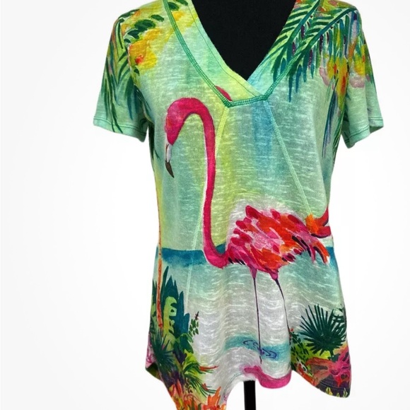 Ellen Negley | Tops | Ellen Negley Art Sol Women Xl Casua Knit Shirt ...